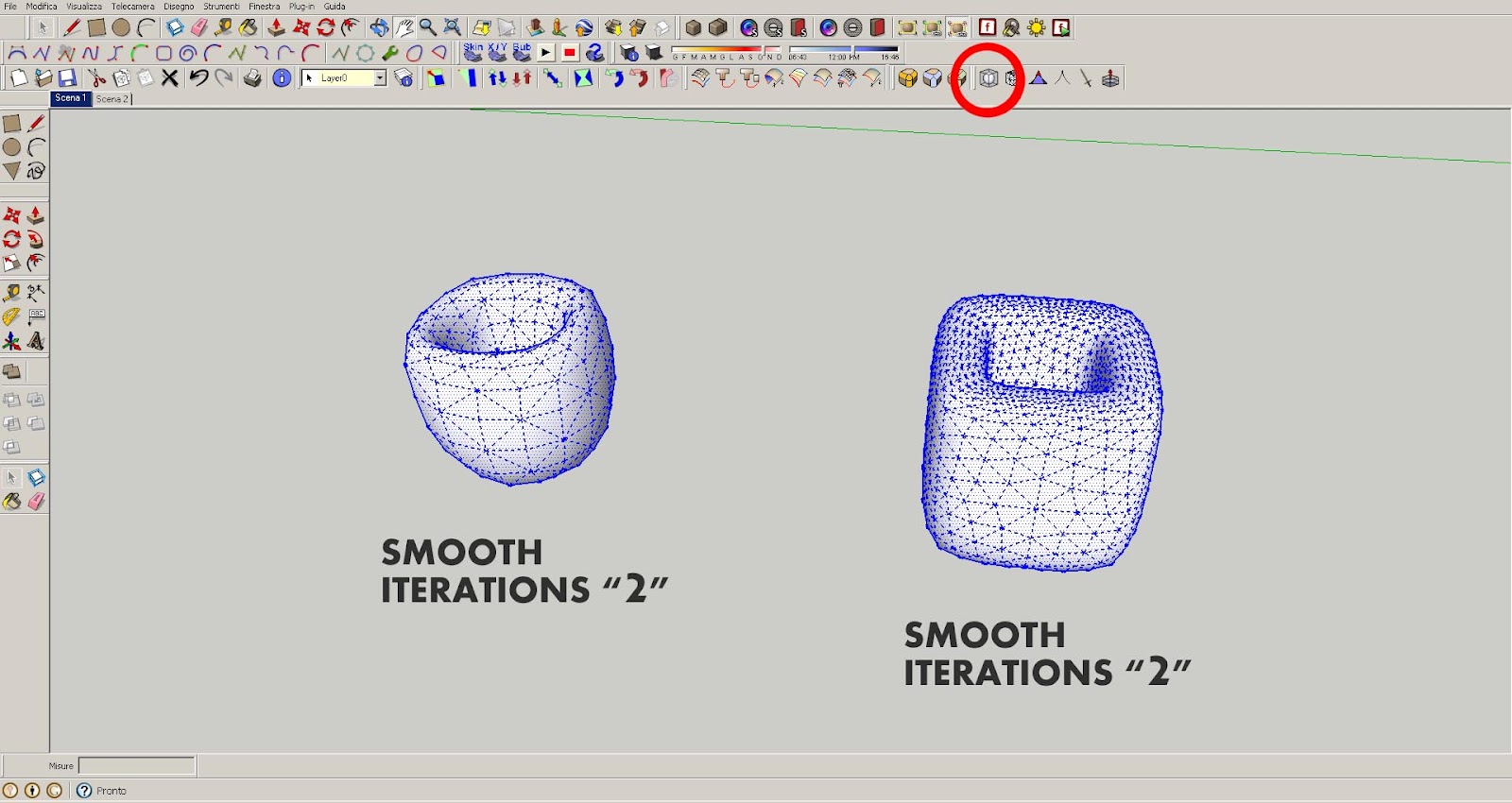 simo-3d.blogspot.com: PLUGIN PER SKETCHUP: SUBDIVIDE AND SMOOTH