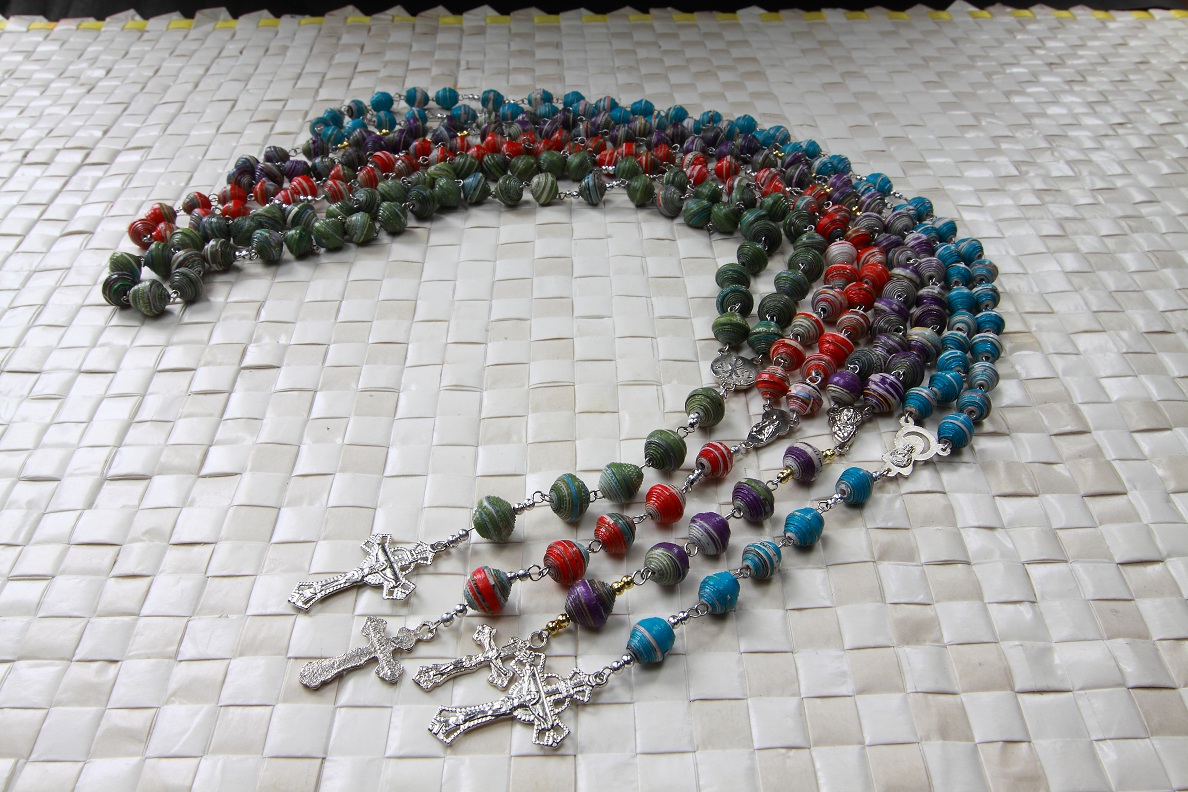 Product from Waste: Paper Beads Rosary
