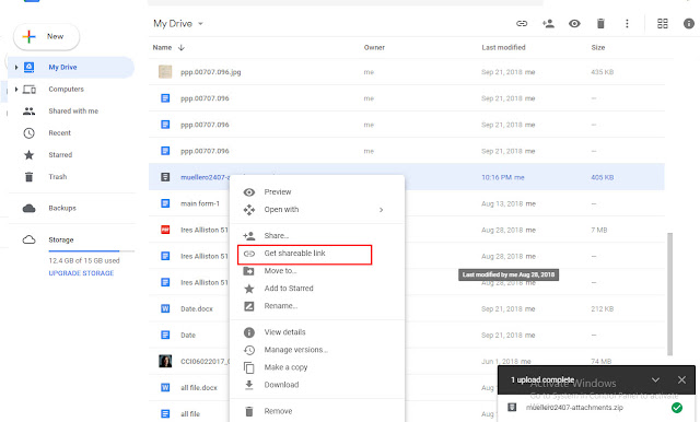 How to Upload File and Generate Shareable Link in Google Drive 2019 ...