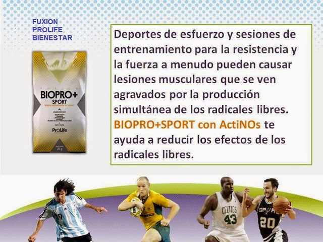 BIOPRO+ SPORT FUXION | Fuxion Productos para el Bienestar
