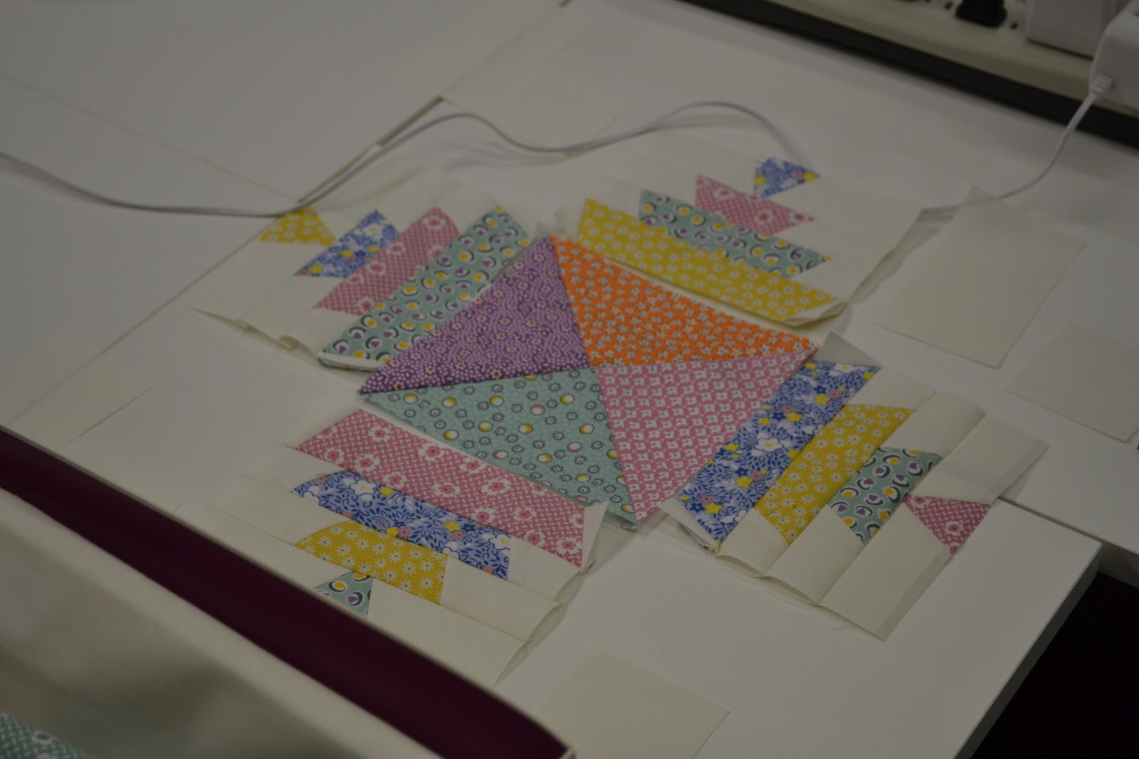 From our hutch to yours: Pineapple Nine Patch Class: Part 2