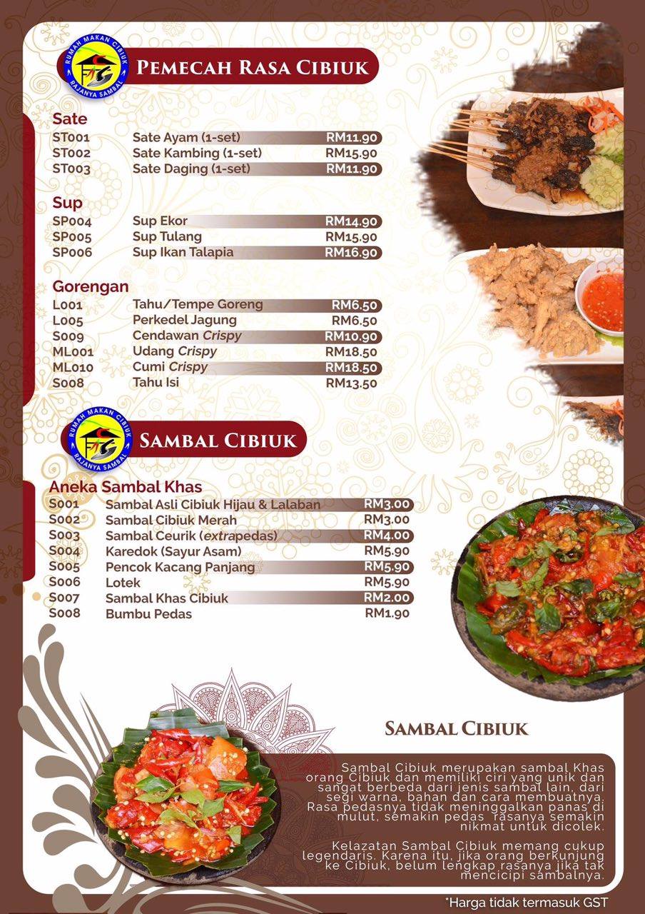 Rumah Makan Cibiuk Bandar Kinrara