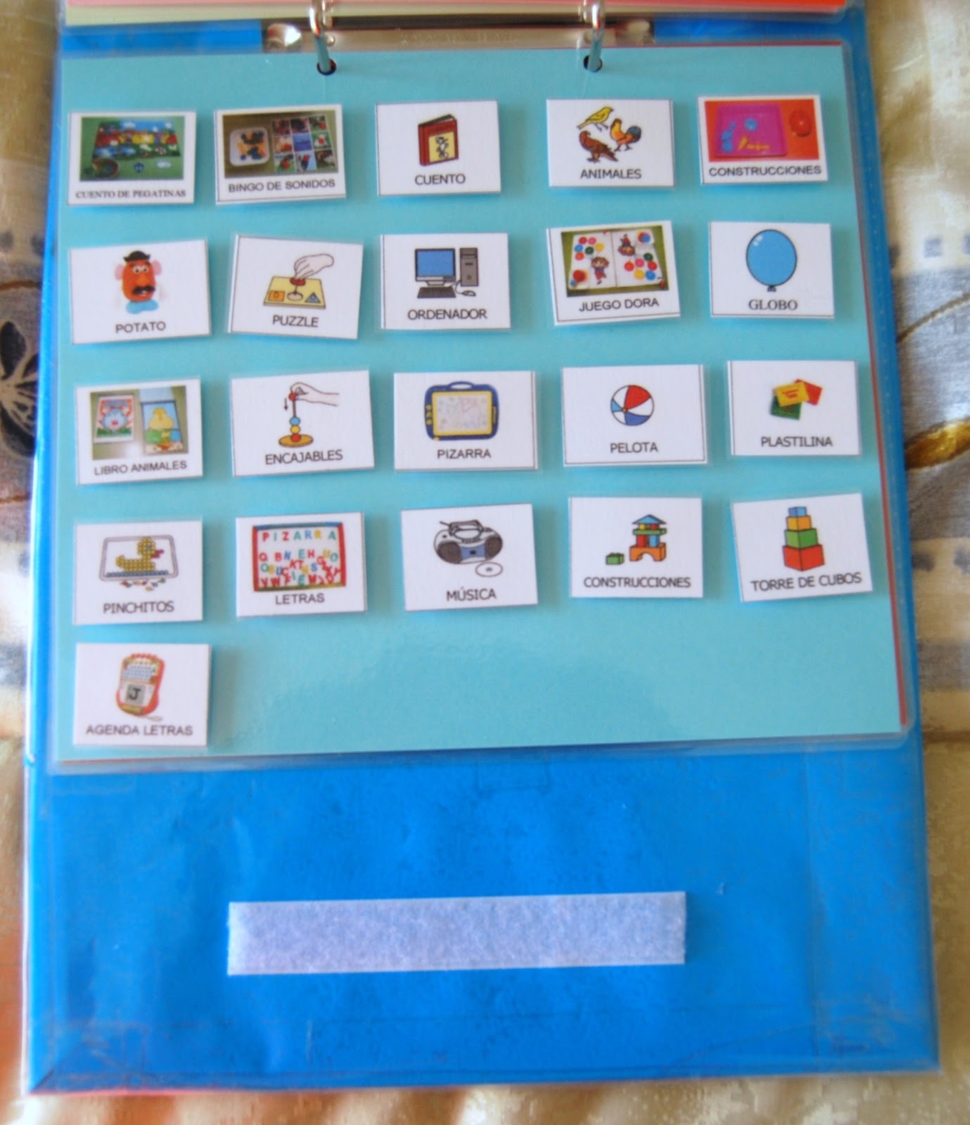 El baúl de A.L: PECS: Libro de comunicación "TIRA FRASE"