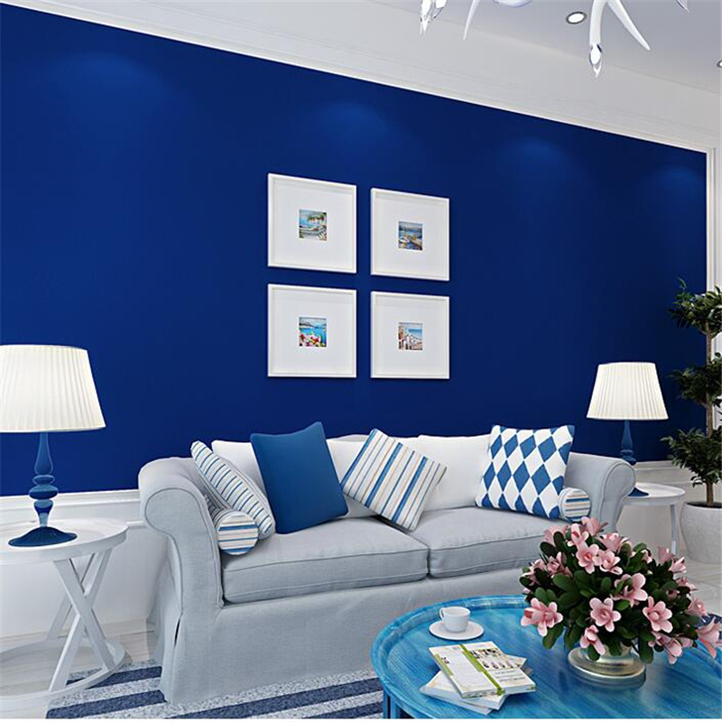 Conta aí PRI: Inspiração de sala com parede AZUL