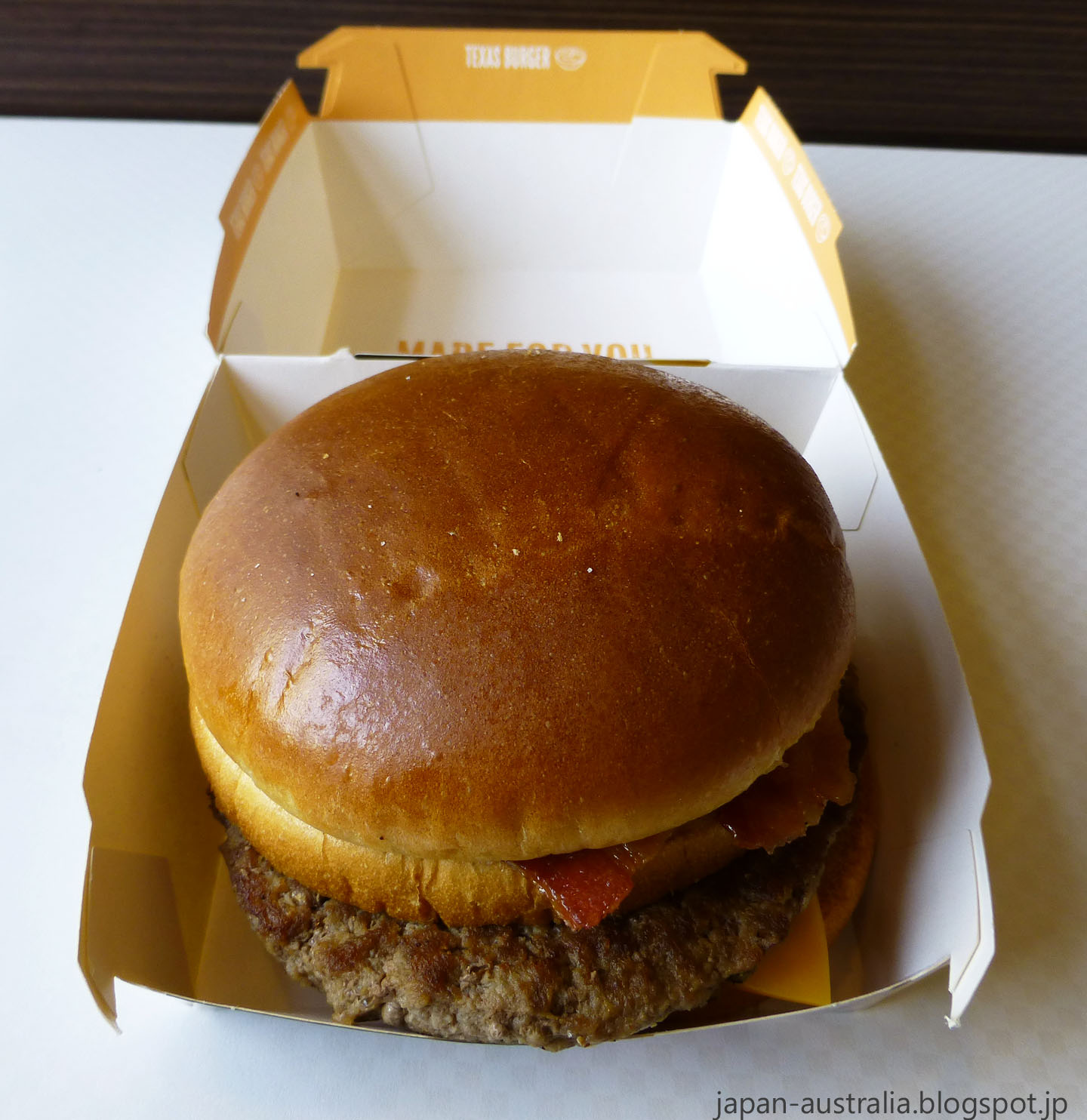 japantalk1: McDonald’s Texas Burger 2013