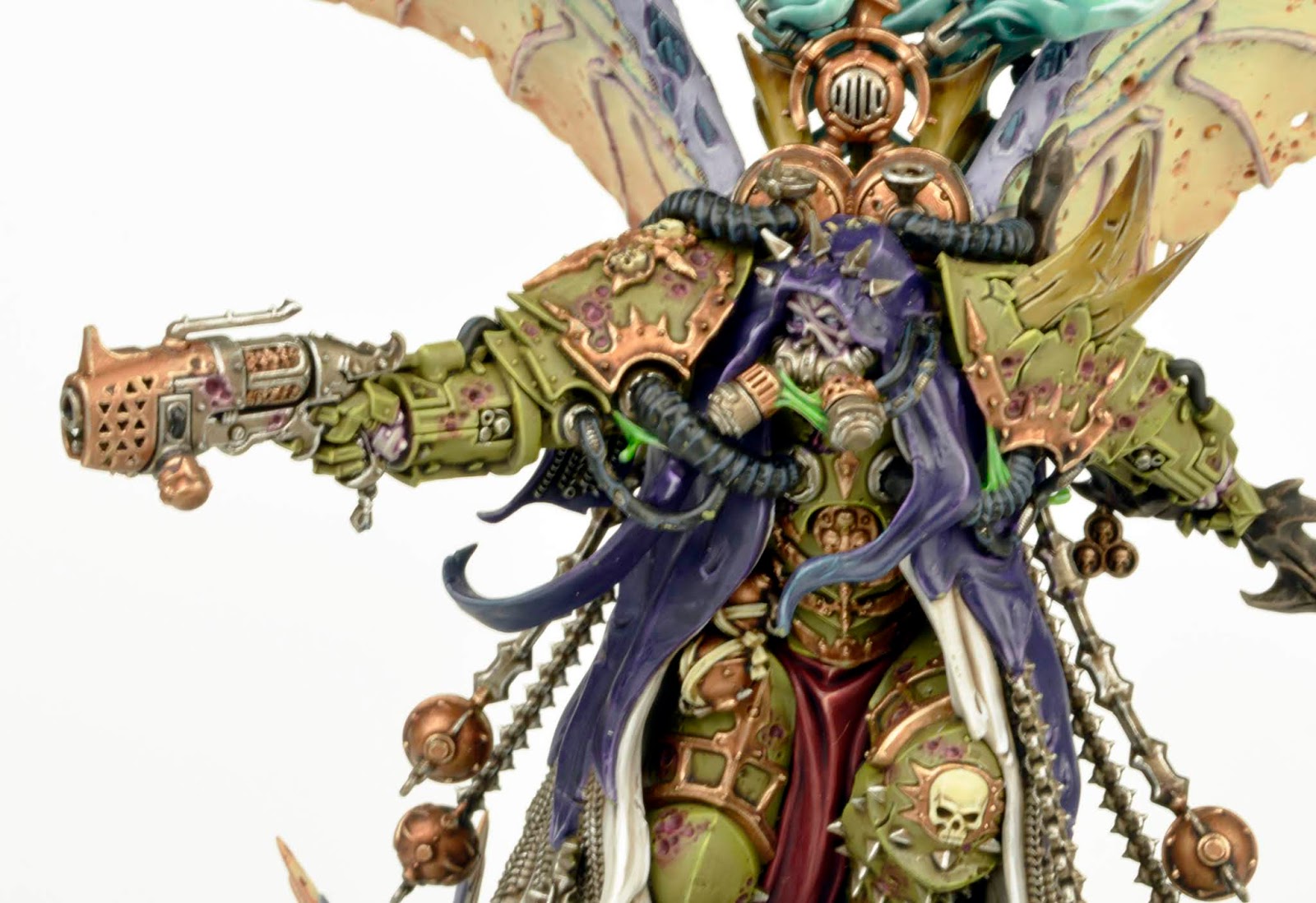 Mortarioin Lord of the Death Guard, Can Be Yours..... Painted by Duncan ...