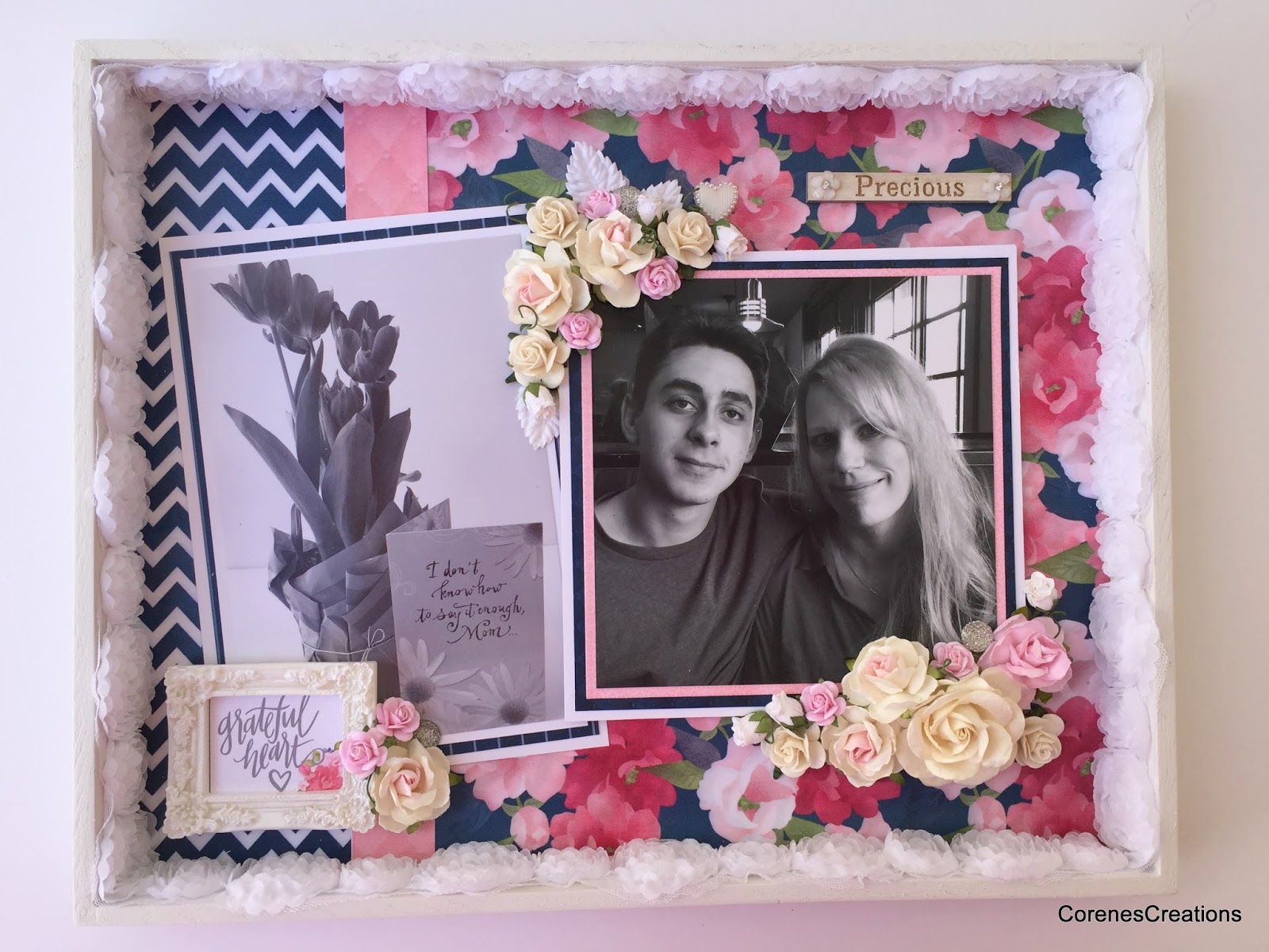 CorenesCreations: Shadow Box Scrapbook Layout!