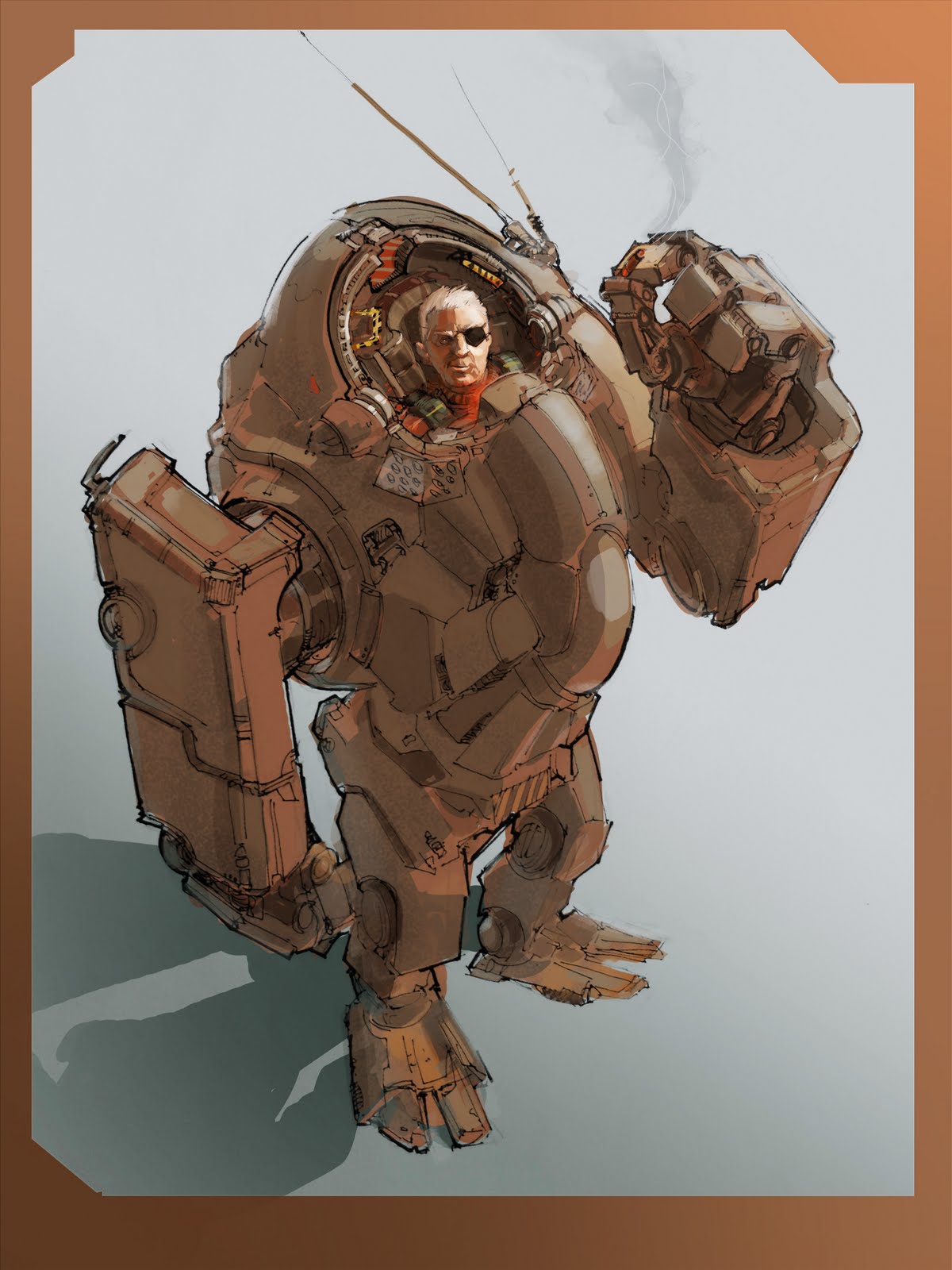 Sketchblog!: I must have mech suits on the brain...