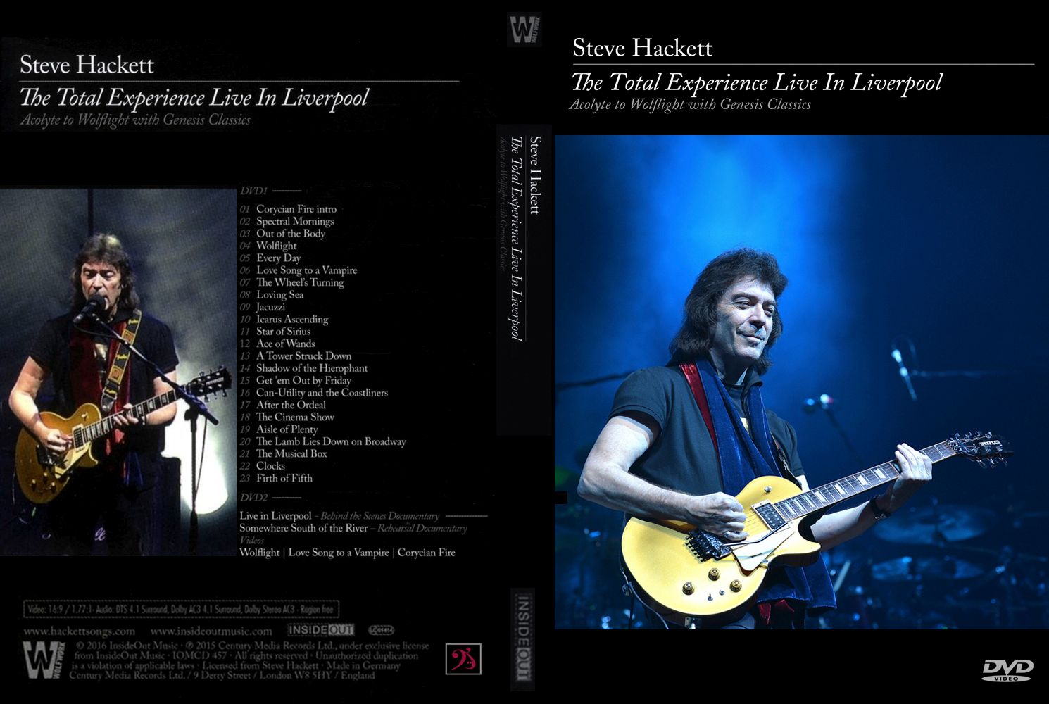 YOUDISCOLL: Steve Hackett - The Total Experience - Live In Liverpool [2016]