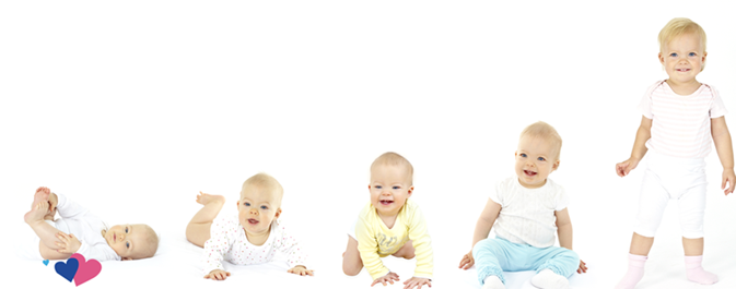 Razvoj kretanja djeteta u prvoj godini života ~ Udruženje trudnica i mama - Udruženje TIM