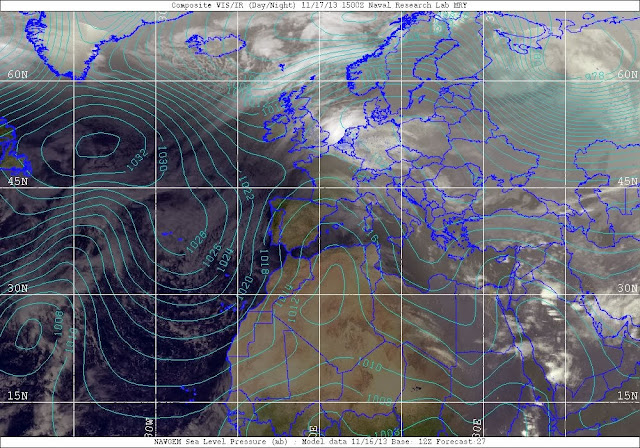 Meteorología. 1º ESO: Mapas de isobaras y frentes