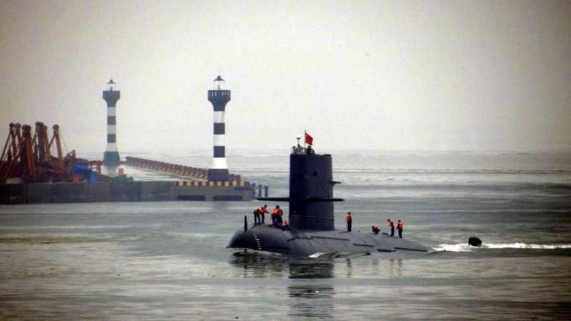 Chinese Type 039 Song Class Diesel Electric Submarine (SSK) in Hong ...