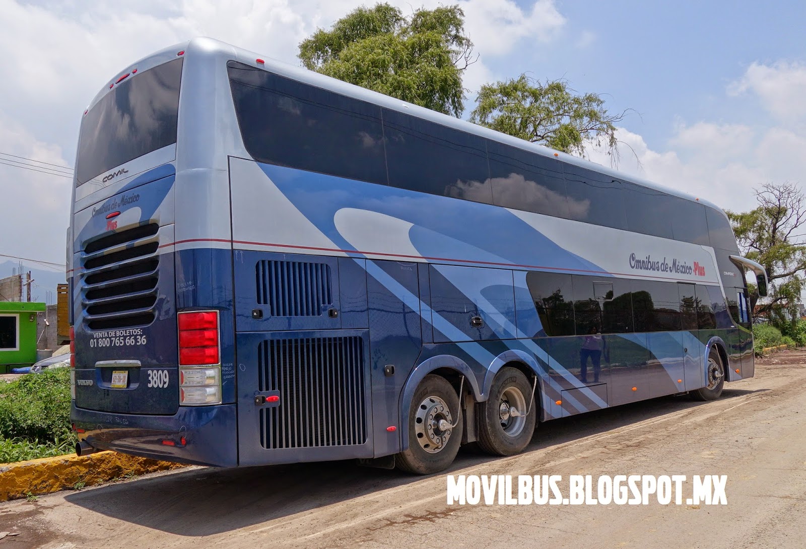 VOLVO DOUBLE DECKER/COMIL CAMPIONE DD OMNIBUS DE MEXICO PLUS.