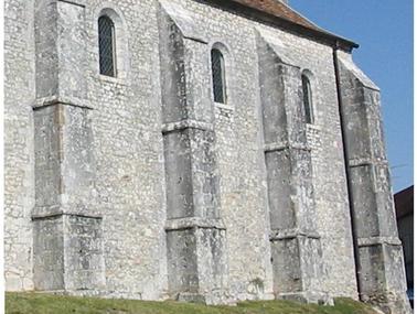 French Vocabulary Illustrated: contrefort (appui)