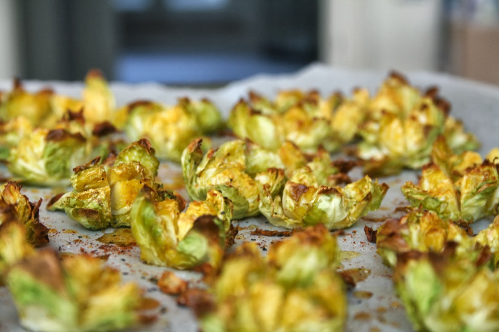 Crispy Chilli Brussel Sprout Flowers