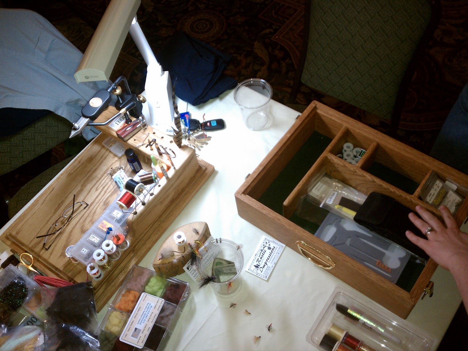 Guys, Flies & Pies: Jim's Travel Fly Tying Box