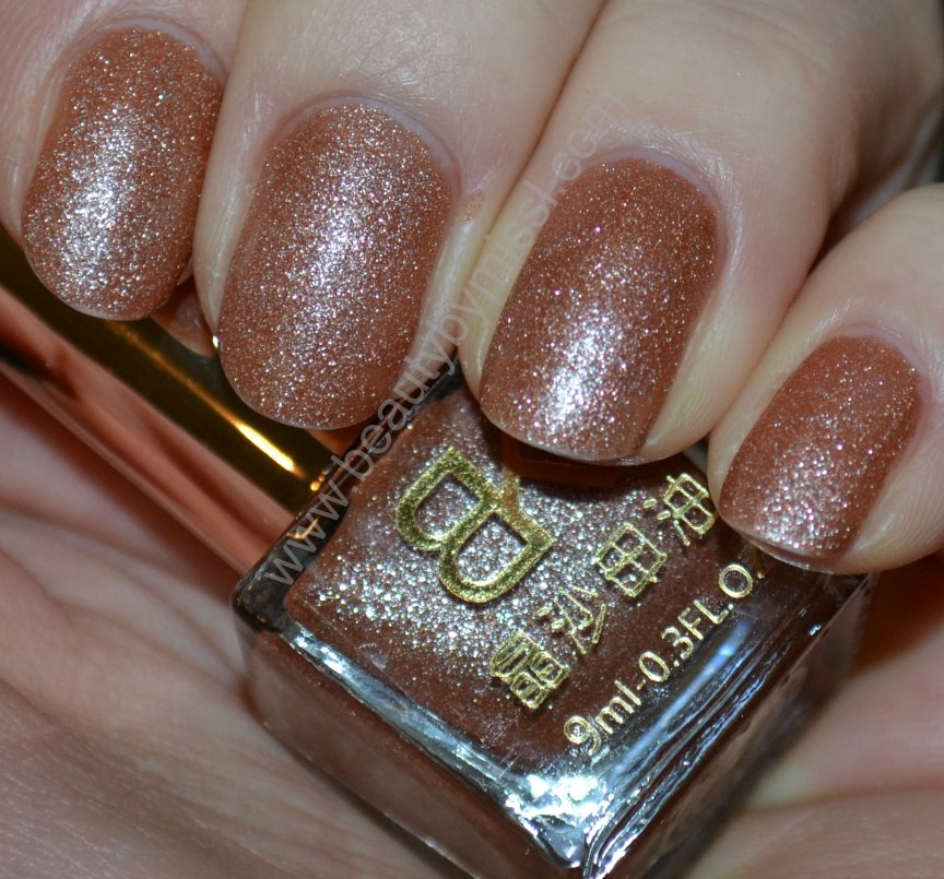 Review & swatches: BK Born Pretty Store glitter nail polish #14 ...