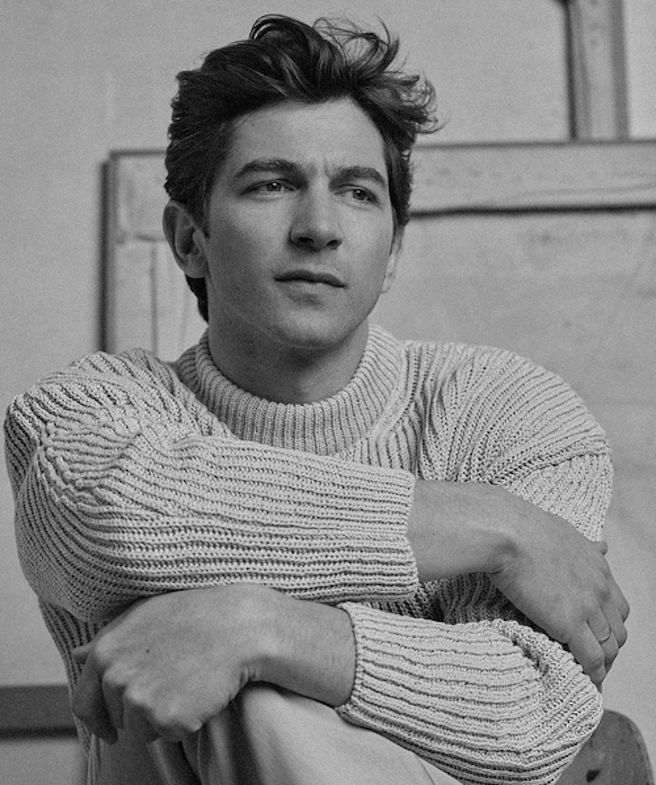 my new plaid pants: Michiel Huisman Three Times