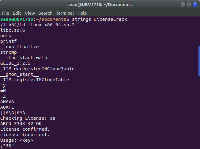 Reverse Engineering A Simple C Program Part 1 Strings Ltrace Hexdump