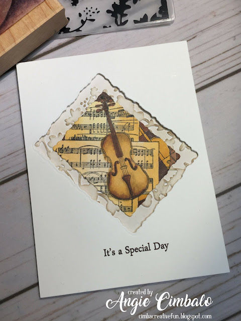 Cimbacreativefun: It's a Special Day - Music Card