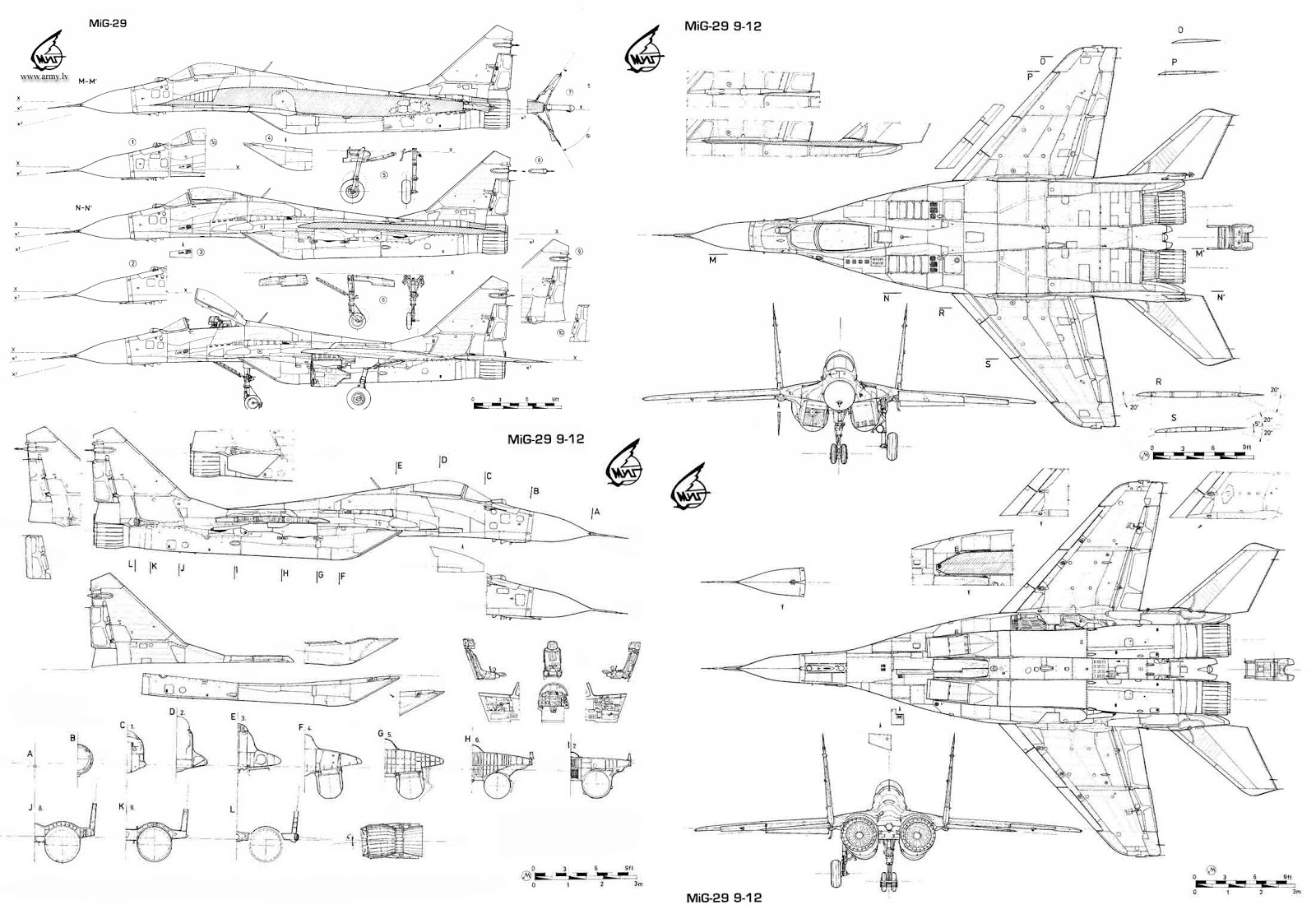 Sextant Blog: 134.) MiG-29 'Fulcrum' Mikoyan - Superiority Fighter ...