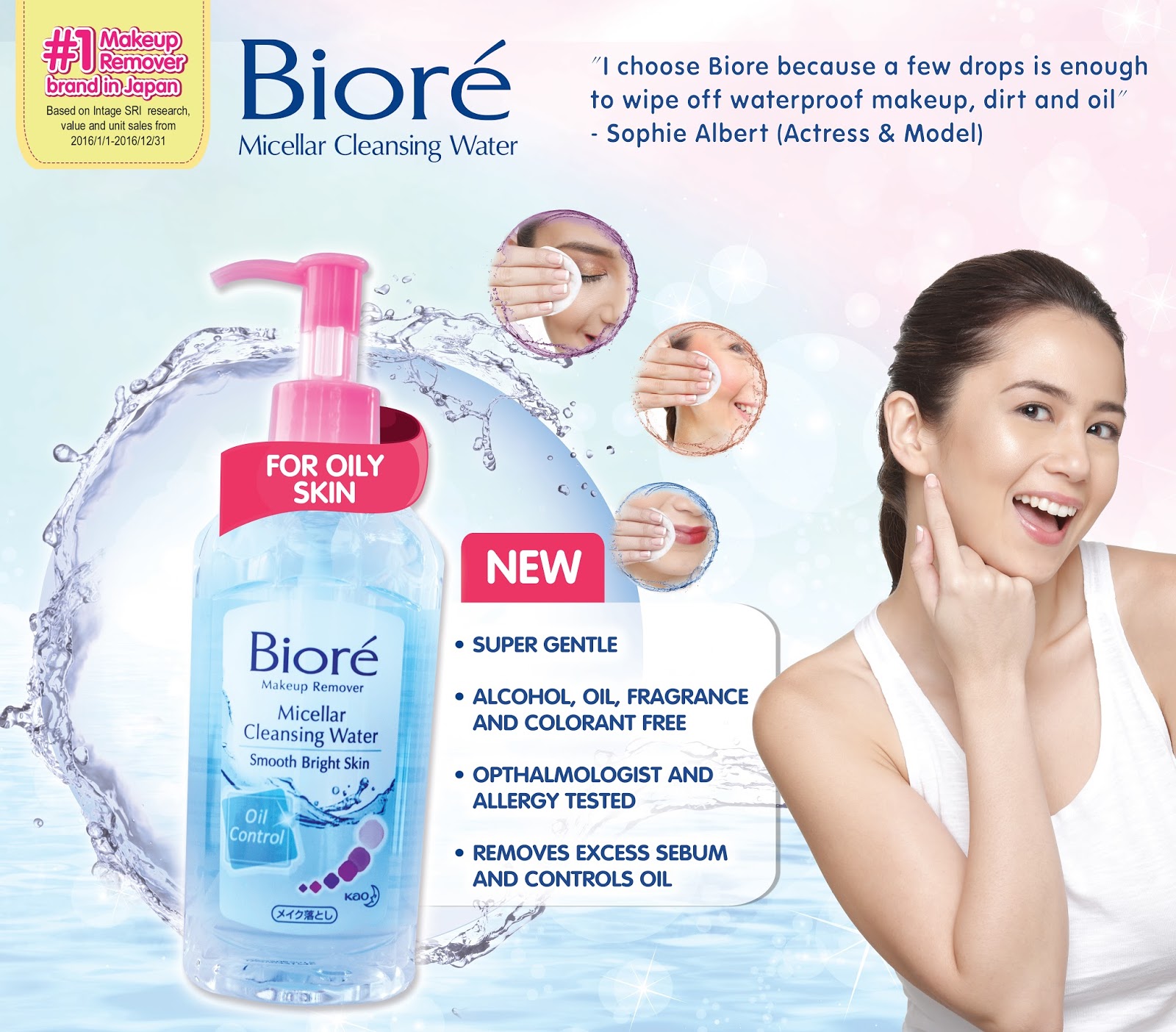 NEW Biore Cleansing Micellar Water Variants for Oily Skin and Dry Skin ...