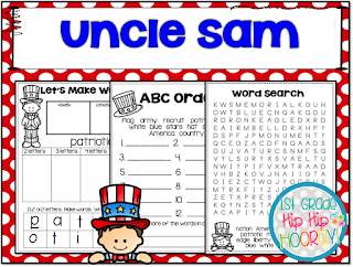 1st Grade Hip Hip Hooray!: Uncle Sam...An American Symbol!