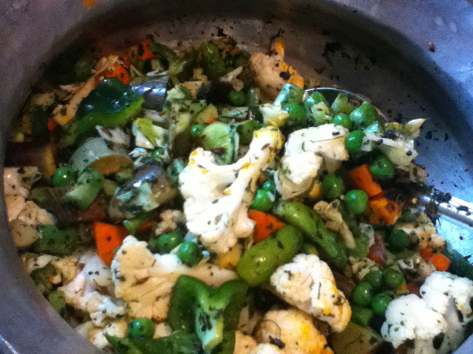 Sanya's Recipe Explorer: Navratan Sabzi