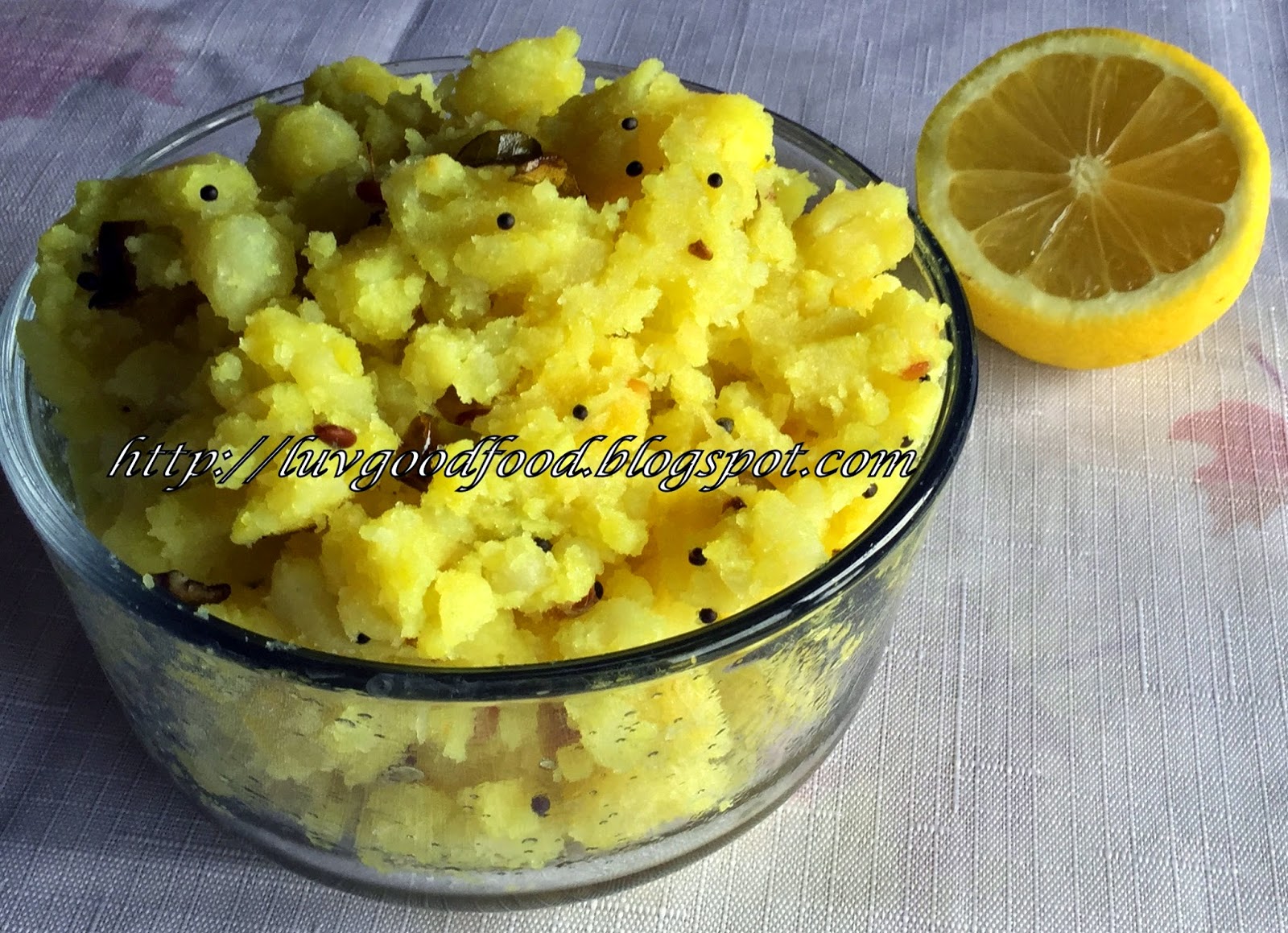 My experiments with food: Potato podimas