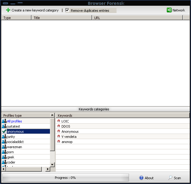 Browser Forensic Tool v2.0