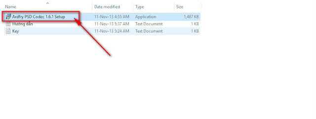 + Bước 3: vào thư mục mà bạn đã cài Ardfry PSD Codec. Theo mặc định sẽ ...