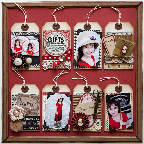 Stacy Cohen: Video Tutorial: faux paper frame