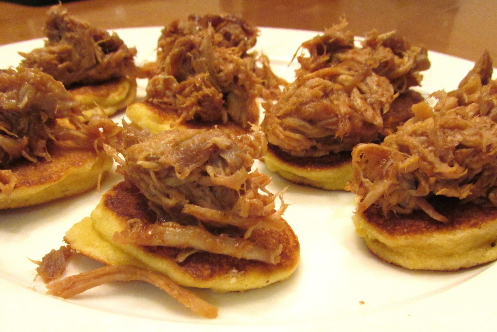 Chantilly lace and a pretty face: Johnny Cakes and Pulled Pork Stacks