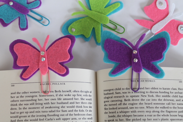 DIY Butterfly Bookmarks - Beautiful, Colorful - BLOG