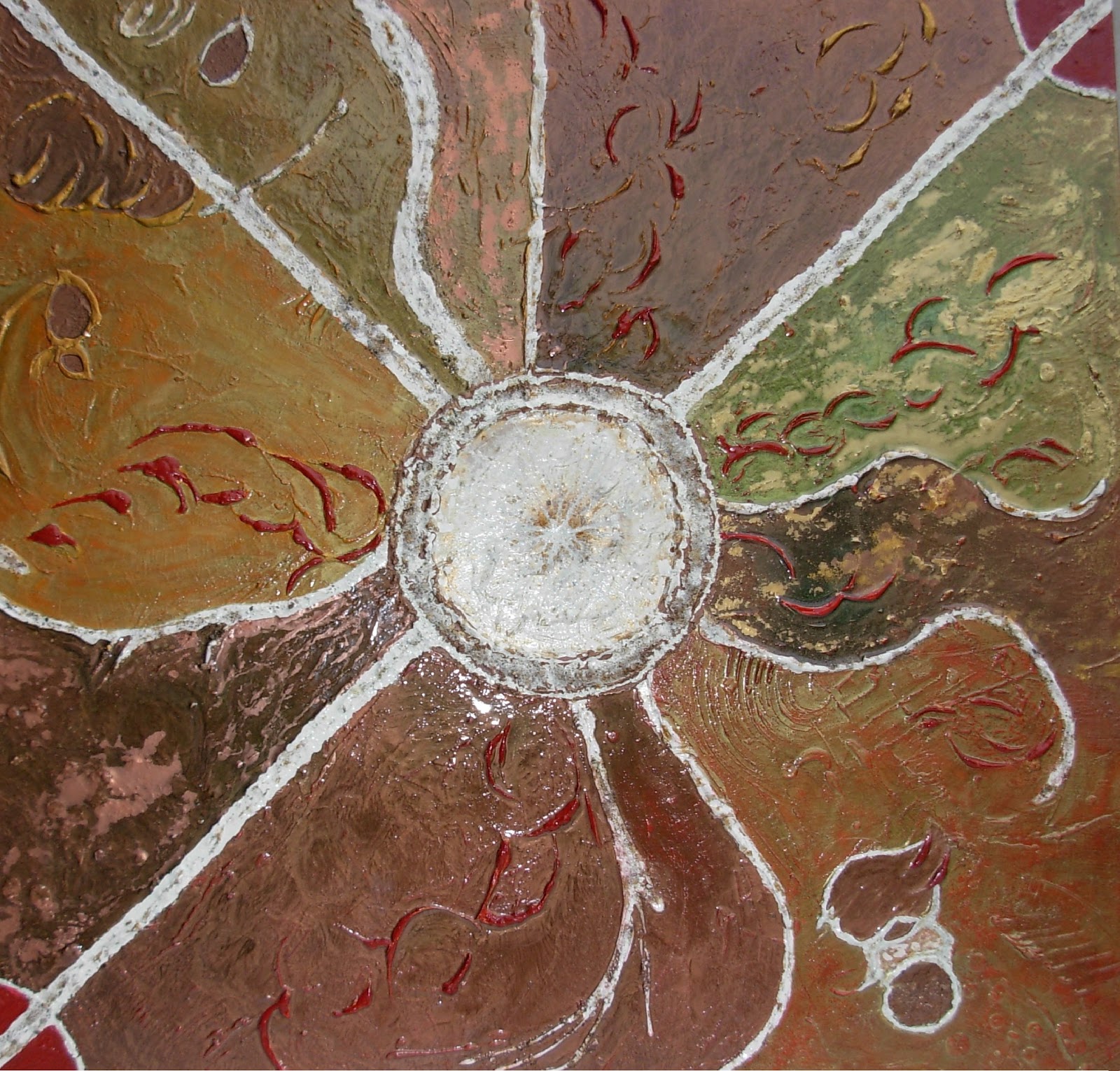 Flor Cas -Arte Abstracto-: Serie "Estallido mineral"