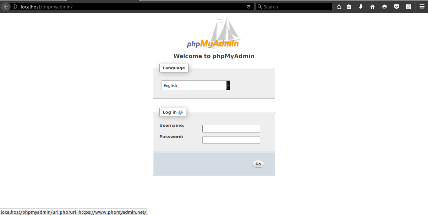 Cara Mengatasi Error Pada Start Page PhpMyAdmin - Maulana Efendi