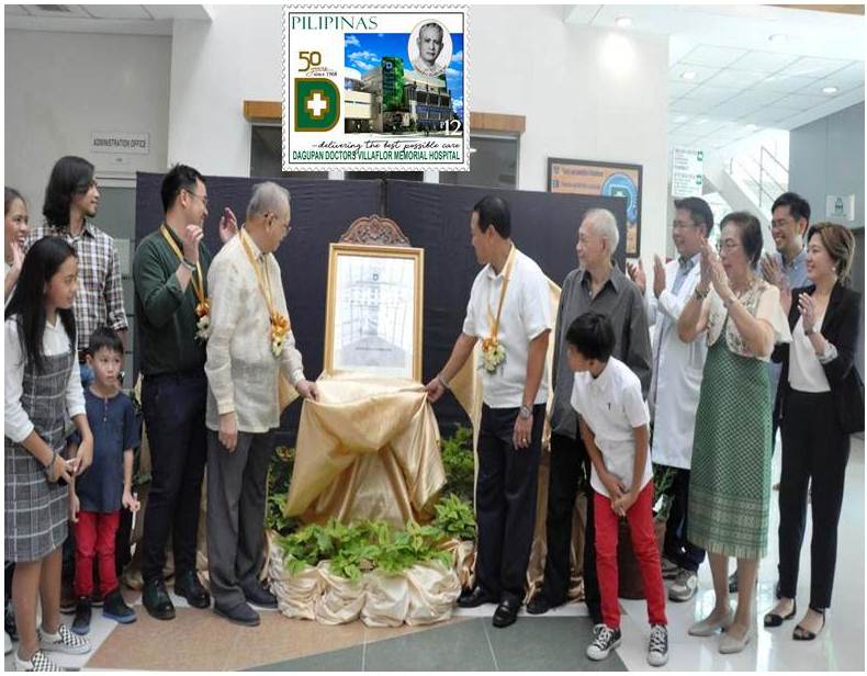 PHLPost Releases Villaflor Sr. Hospital 50TH Anniv Stamps in Dagupan ...