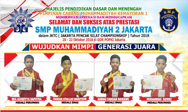 Desain Banner Juara Tapak Suci
