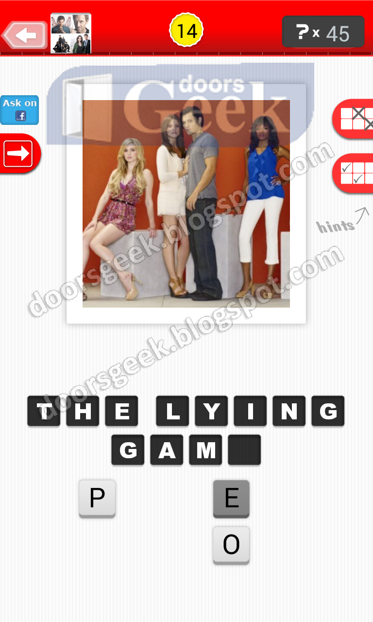 Guess the TV Show - Level 13-14 Answer ~ Doors Geek