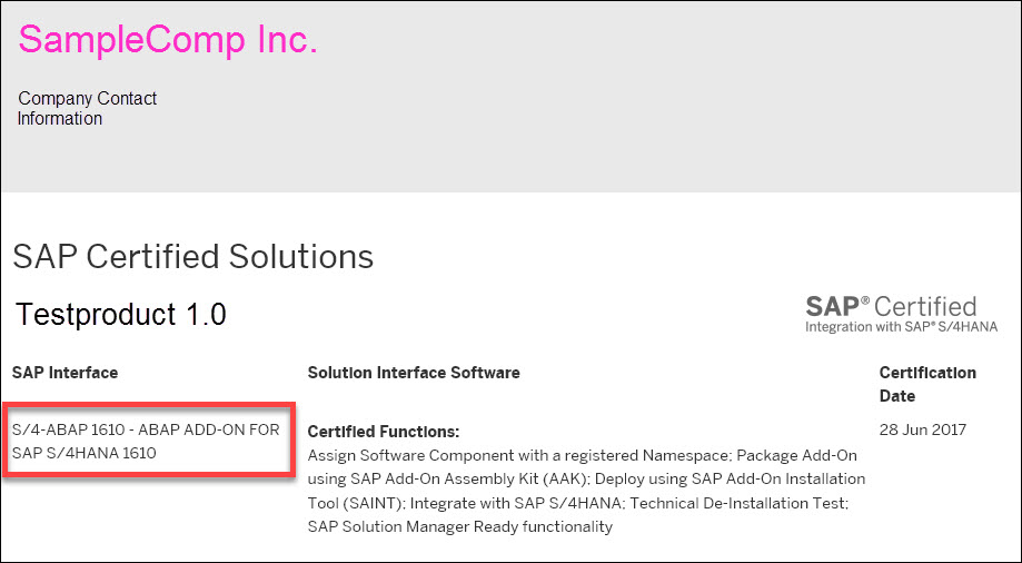 SAP ABAP Central: SAP Certification Recommendation for Partner ...