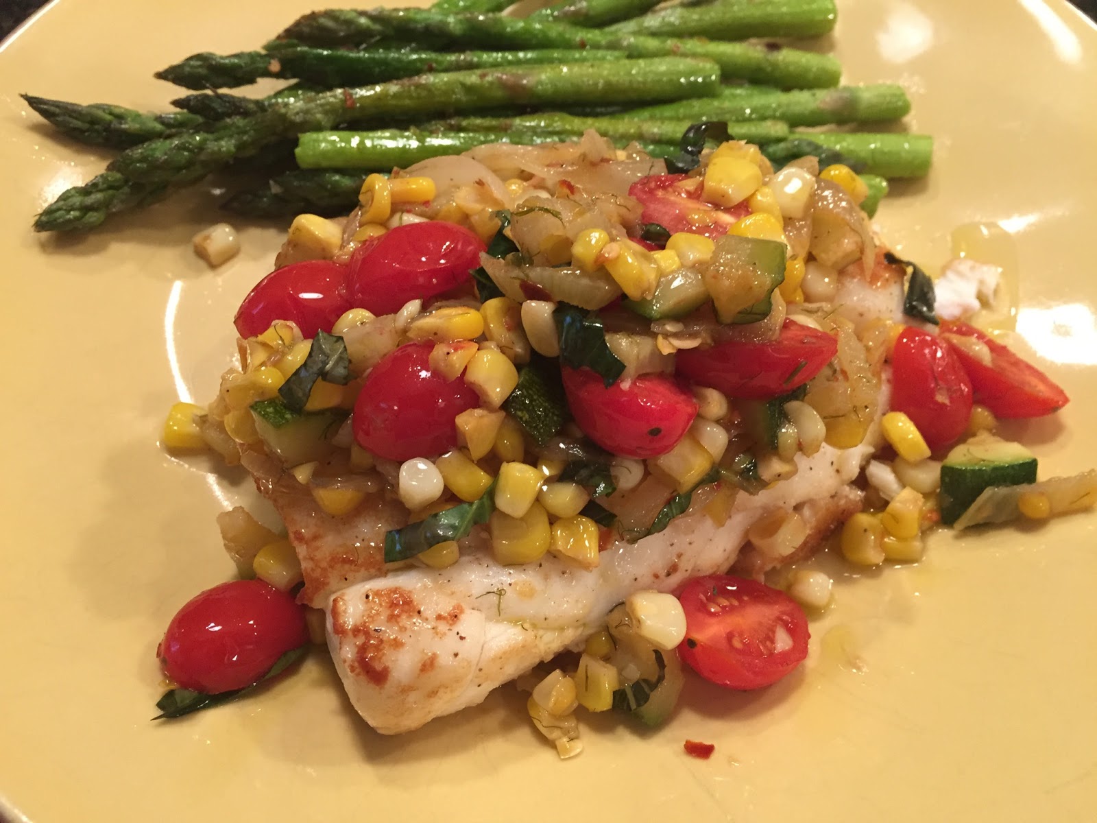 Recipe: Halibut alla Giardino - John Fodera's Tuscan Vines