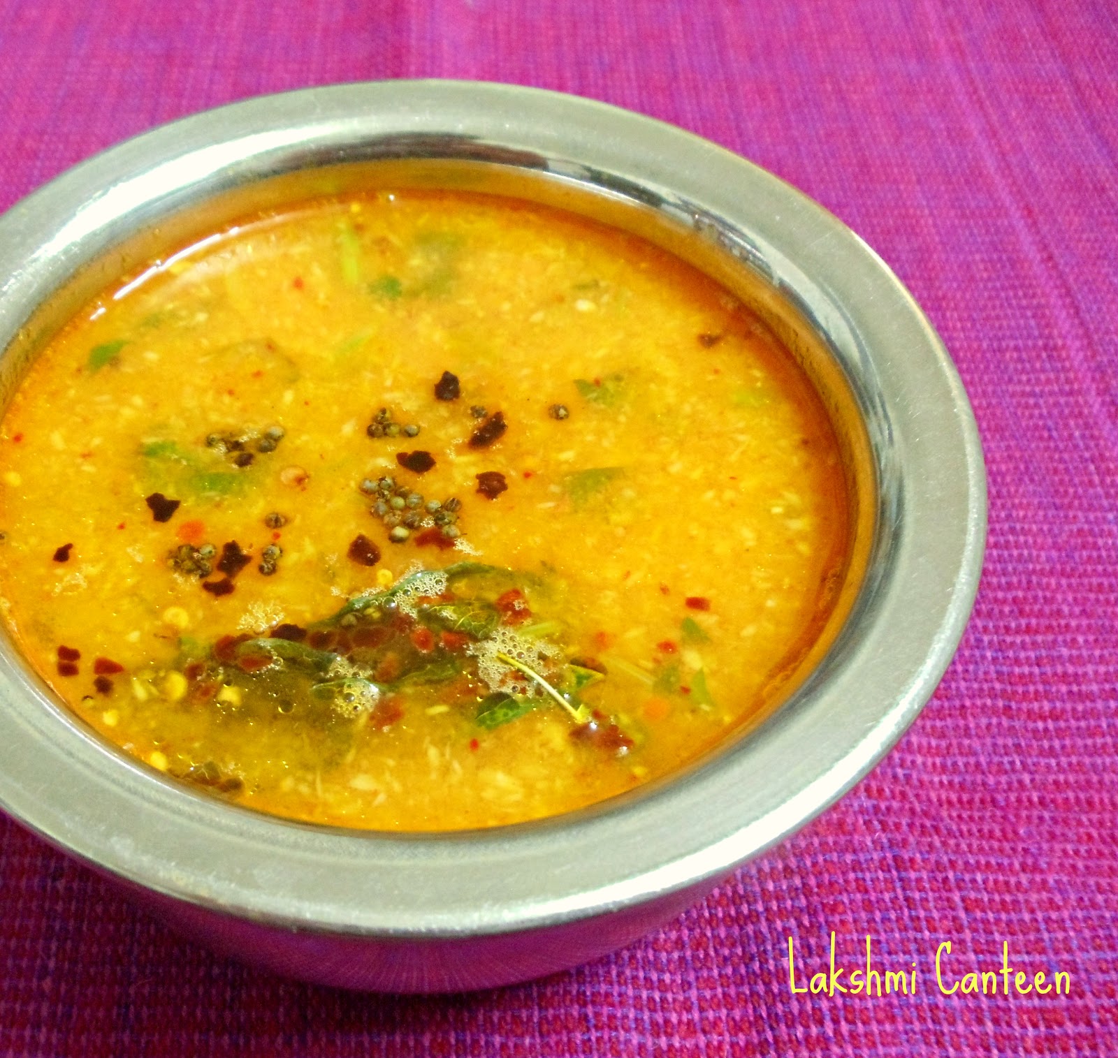 Lakshmi Canteen: Tomato Saaru (Coconut Based)