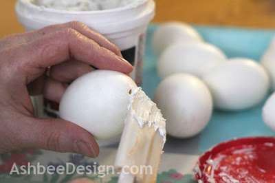 Ashbee Design: Easter Egg Prep • Filling the Holes