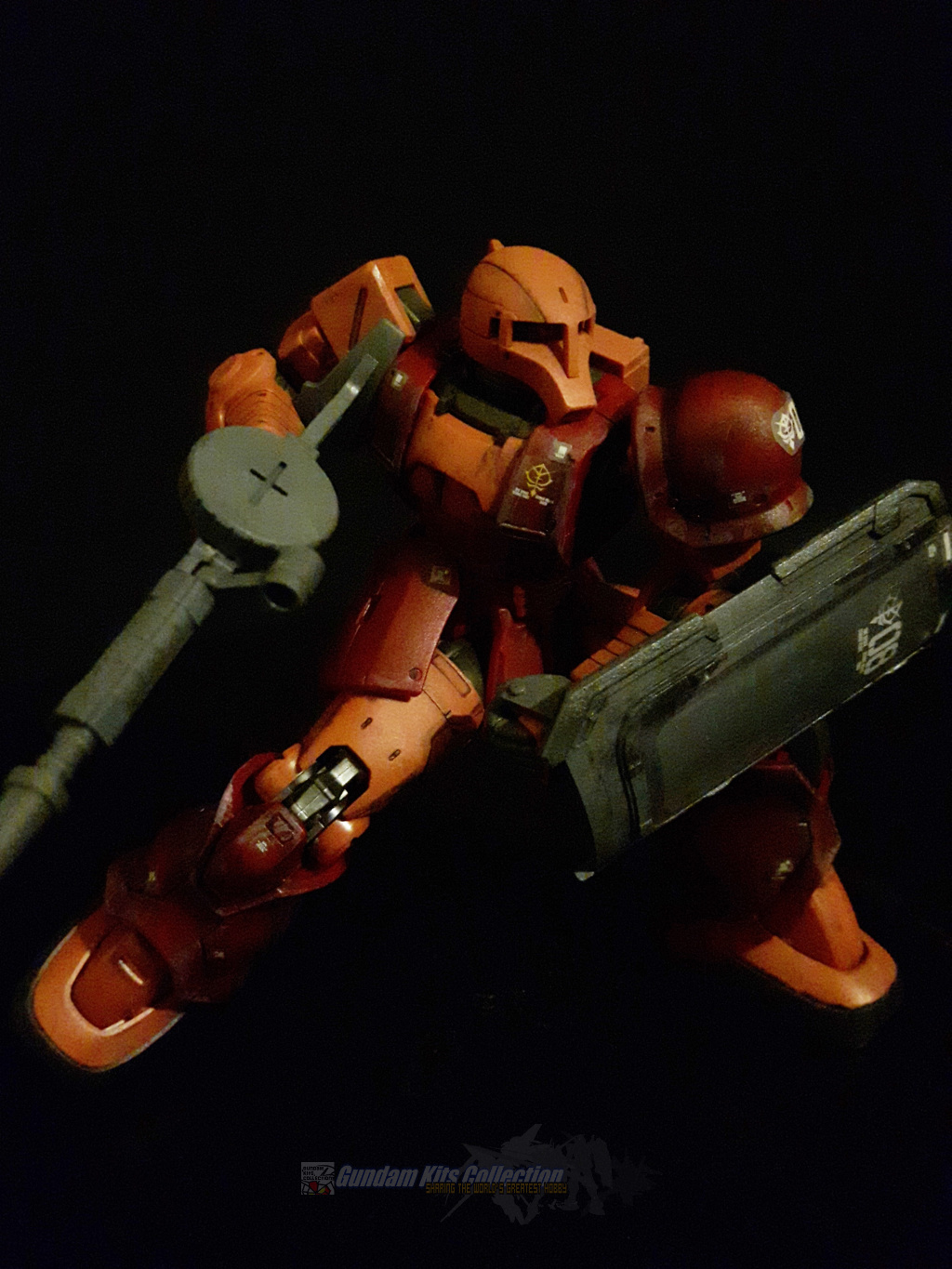 Painted Build: HG 1/144 MS-05 Zaku I Char Aznable Custom [Gundam The ...