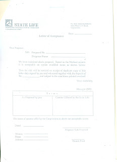 State Life Insurance Policies Consultancy Services : forms state life