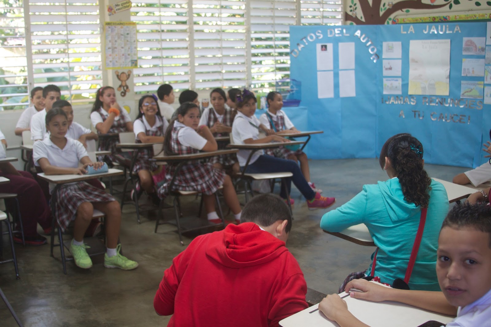Visita a la Escuela Elemental Espino de Añasco Puerto Rico