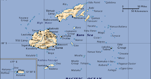 MAPS OF FIJI ~ Klima Naturali™