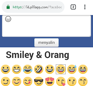 Tanda emot unik untuk posting artikel facebook - Mister Hiburan