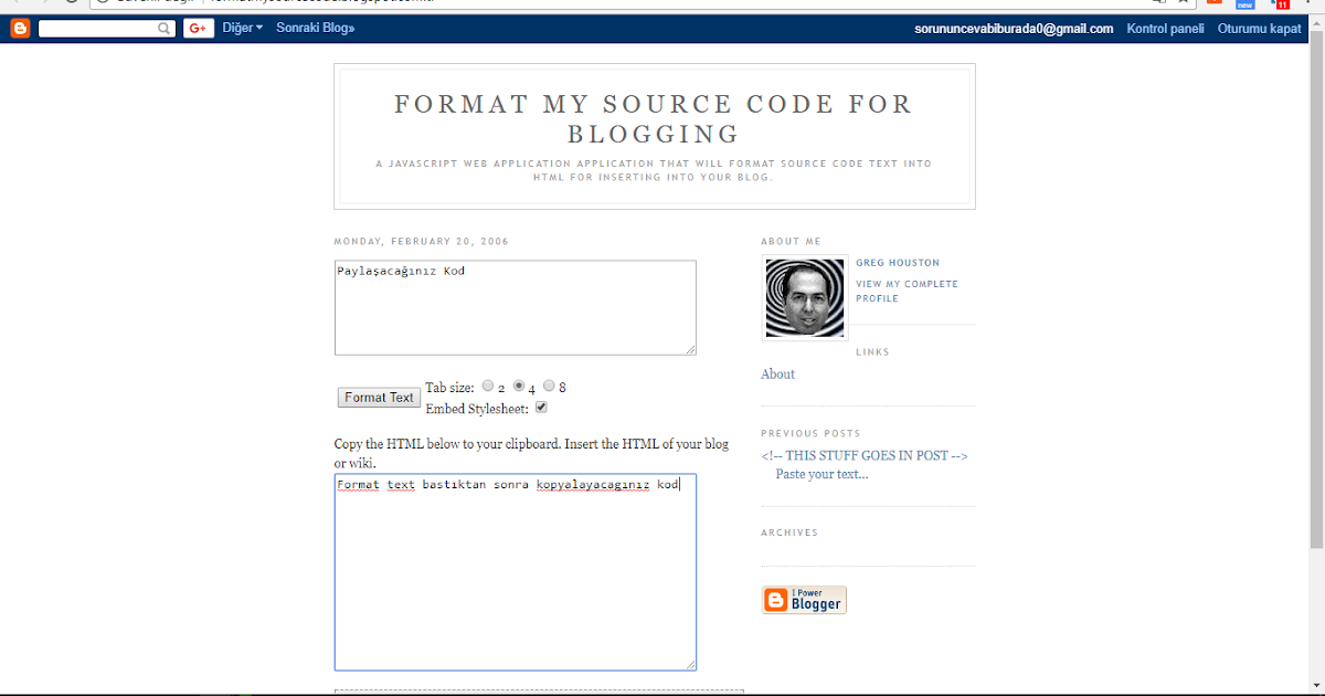 Blogger Yazılarında HTML Kodu Paylaşma - Roblox Promo Codes