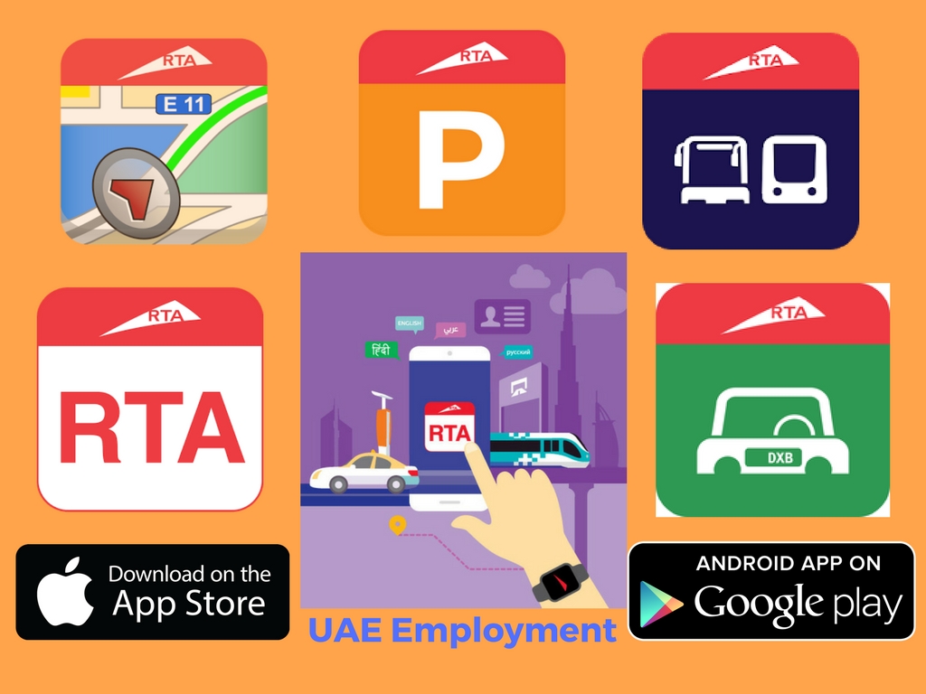 Some Most Useful Dubai RTA Mobiles App | LIFE IN DUBAI - DUBAI EARNERS